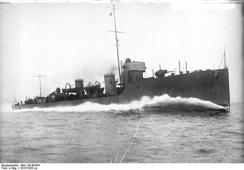 Englischer Zerstörer HMS "Lizard" - The Battle of Jutland - Centenary ...