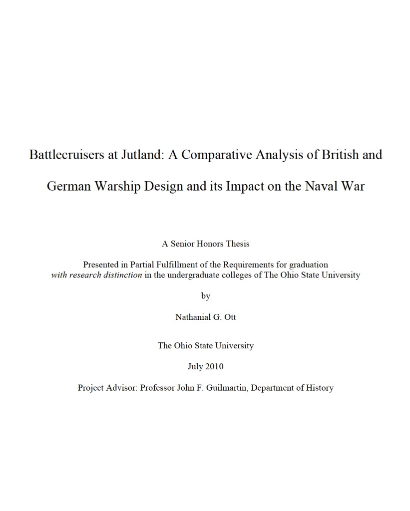 Source Materials - The Battle of Jutland - Centenary Initiative